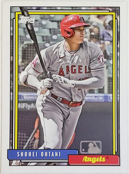 Shohei Ohtani "1992 Topps" Redux 2021 Topps Update #T92-4, Angels MVP ...