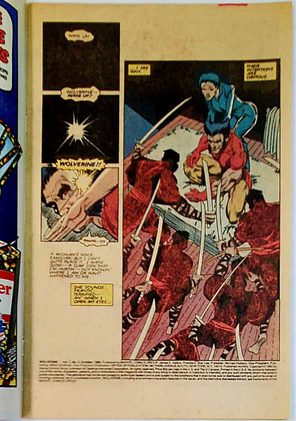 Wolverine #2 Comic Book Marvel Comics Limited Series 1982 Miller Yukio ...