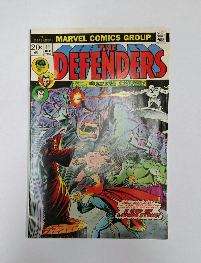 Defenders #11 Marvel Comics 1973 Silver Surfer, Lee, Buscema, Glossy ...