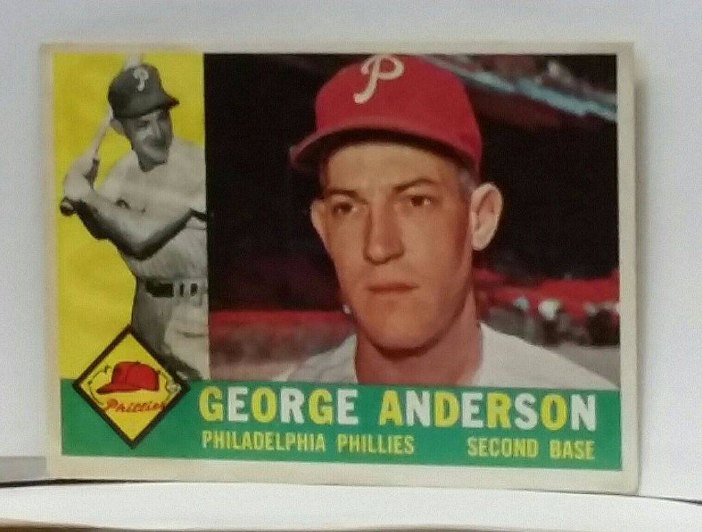 George Anderson (Sparky Anderson) Rookie 1960 Topps #34, Phillies ...