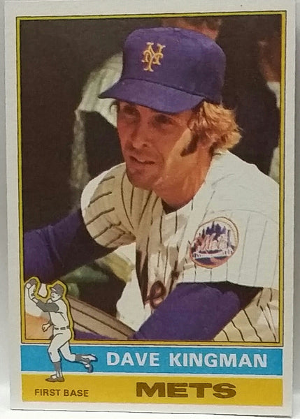 Dave Kingman 1976 Topps #40 1st Baseman, New York Mets ...