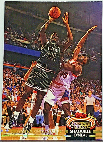 Shaquille O'Neal Rookie "Members Choice" 1992 Topps Stadium #201, Shaq ...