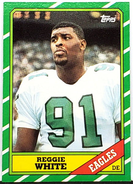 Reggie White Rookie 1986 Topps Football #275, HOF, Eagles, Packers ...